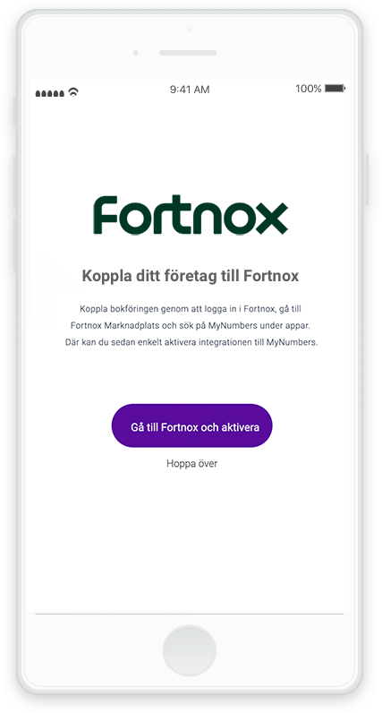 Fortnox — MyNumbers