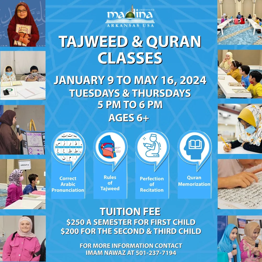 Quran Tajweed Classes — Madina Institute