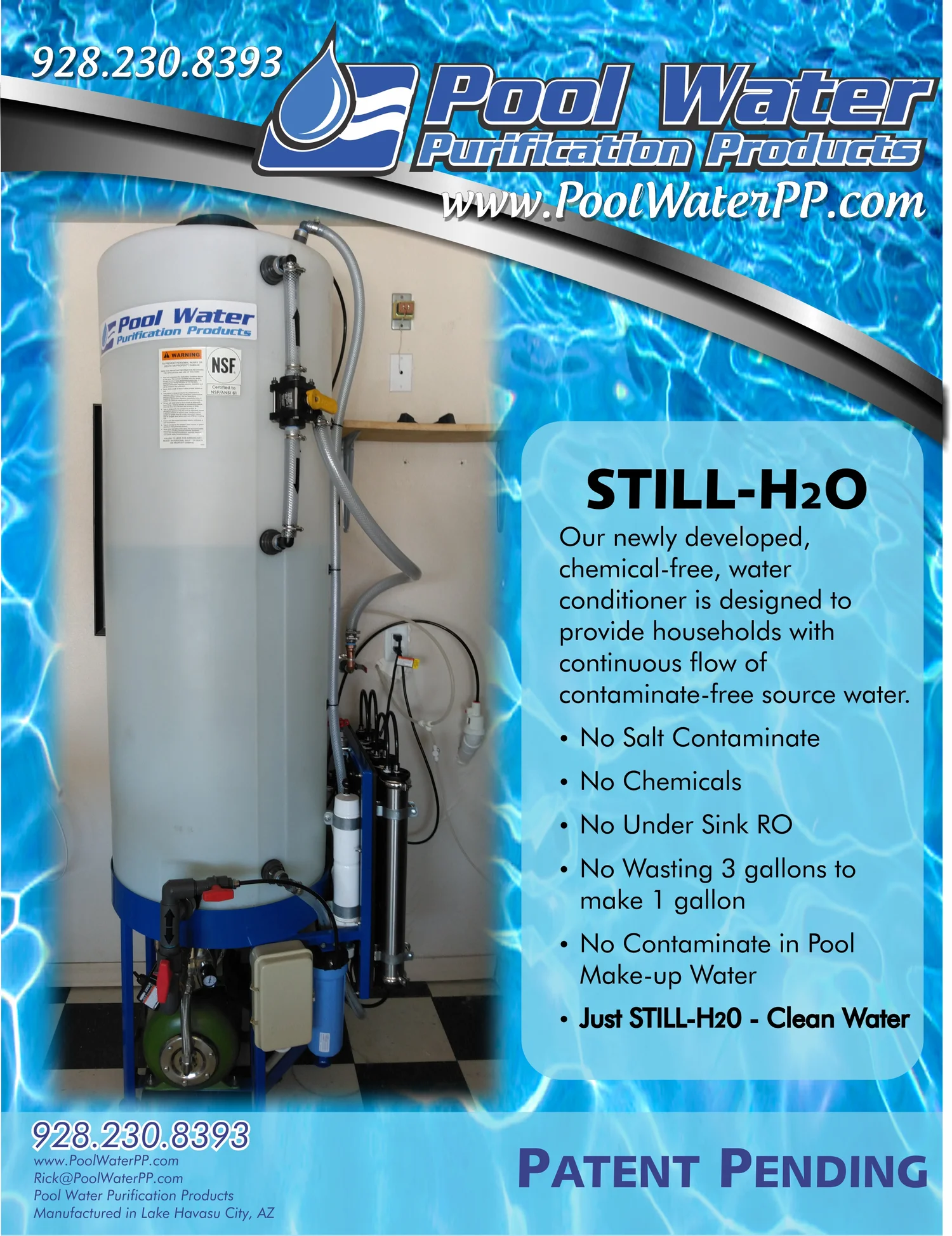 Pool Water Purification Pool Water Purification Products and Processes