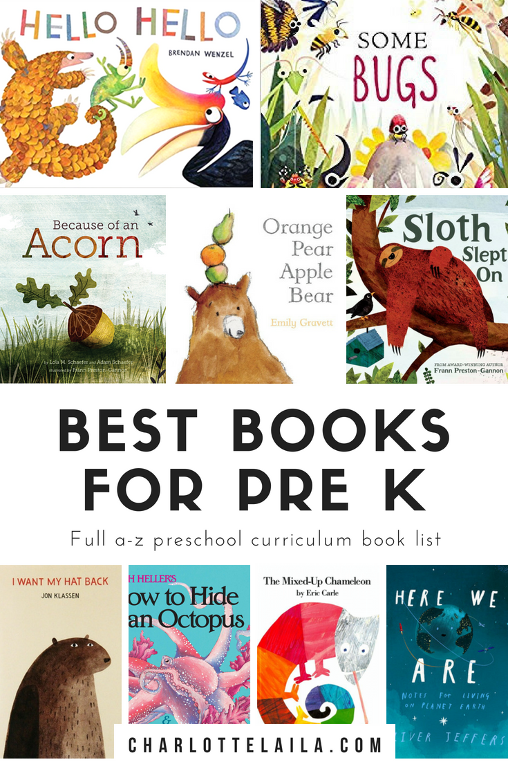 PreK Book List — Habitat Schoolhouse