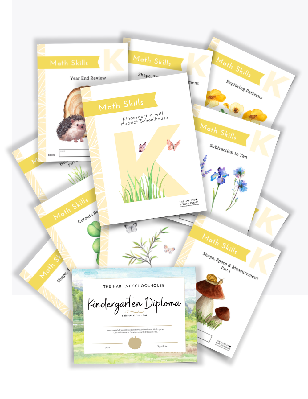 Kindergarten Curriculum (5 Subjects, Print-At-Home PDF) — Habitat ...