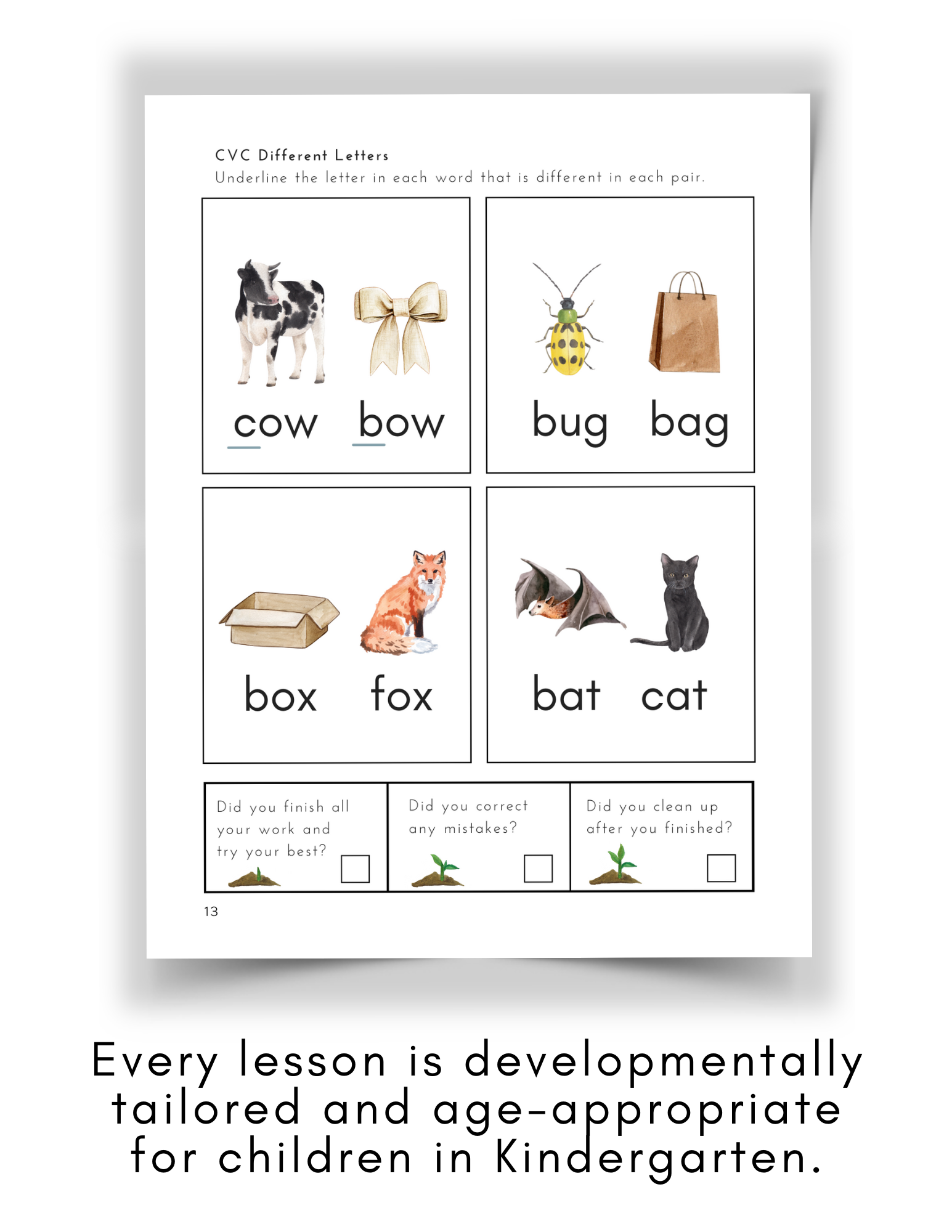 Kindergarten Language Arts (Print-At-Home PDF) — Habitat Schoolhouse Kindergarten Language Arts (Print-At-Home PDF) — Habitat Schoolhouse