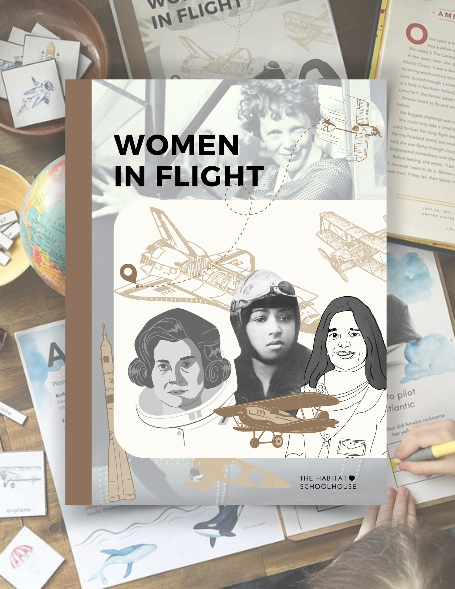 Free 39-page Women in Flight Workbook — Habitat Schoolhouse
