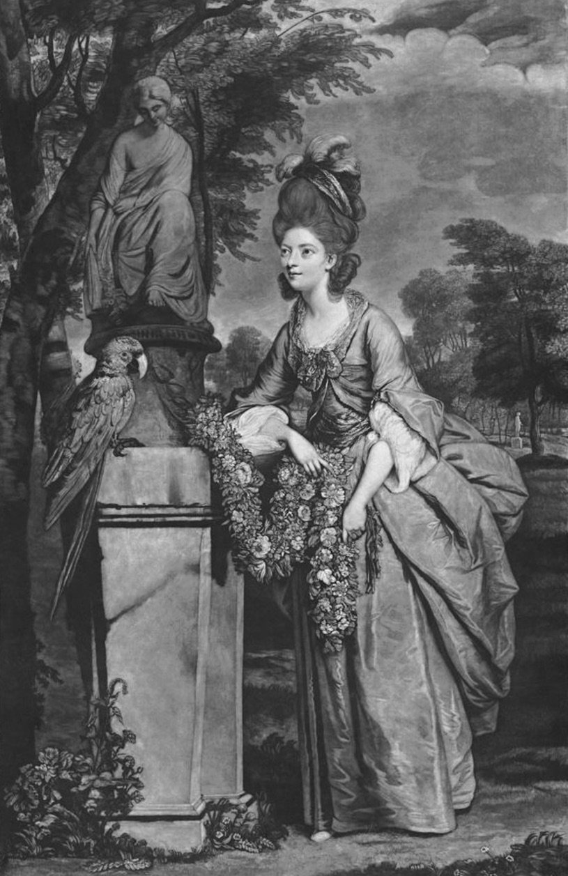 ELIZABETH, COUNTESS OF DERBY - BY WILLIAM DICKINSON AFTER SIR JOSHUA ...