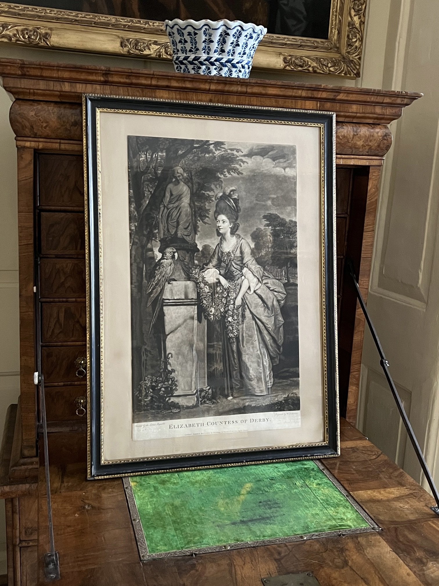 ELIZABETH, COUNTESS OF DERBY - BY WILLIAM DICKINSON AFTER SIR JOSHUA ...