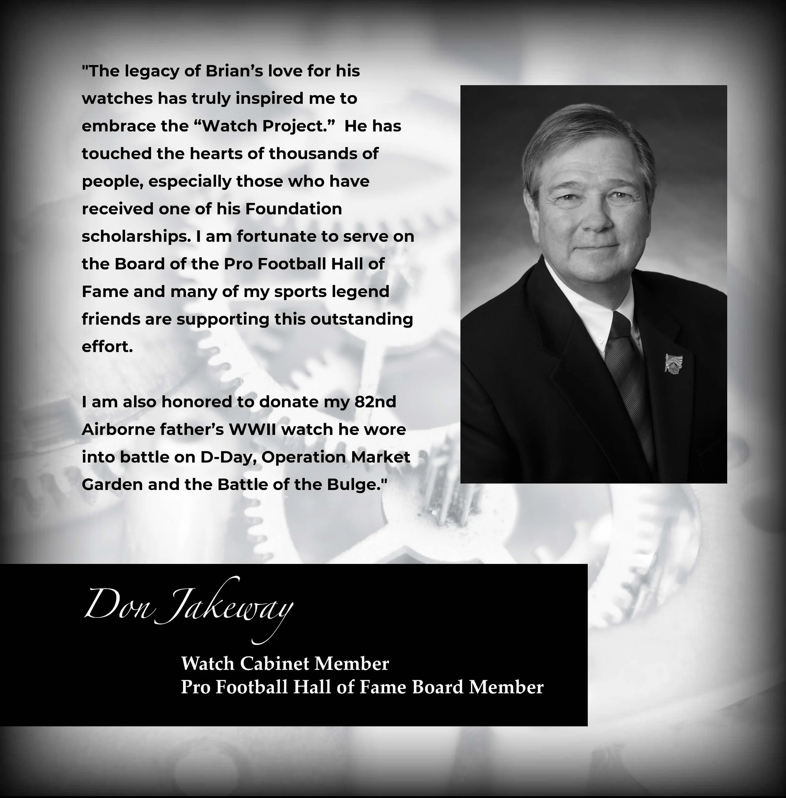 Don Jakeway — Brian LaViolette Scholarship Foundation