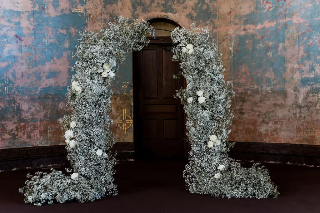 Baby's Breath Floral Details at The Monastery in Mount Adams — Carly ...