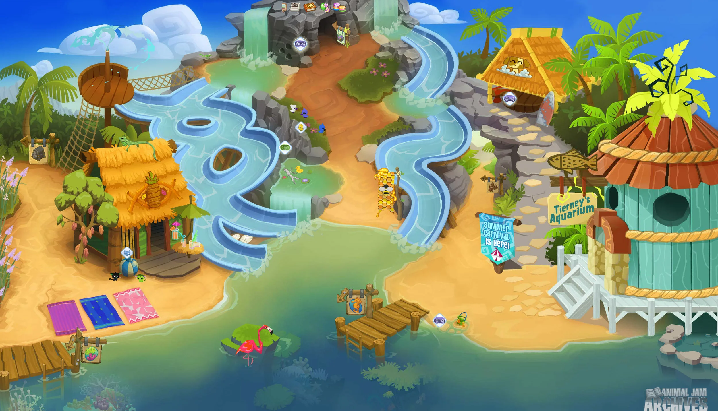 Land Maps — Animal Jam Archives