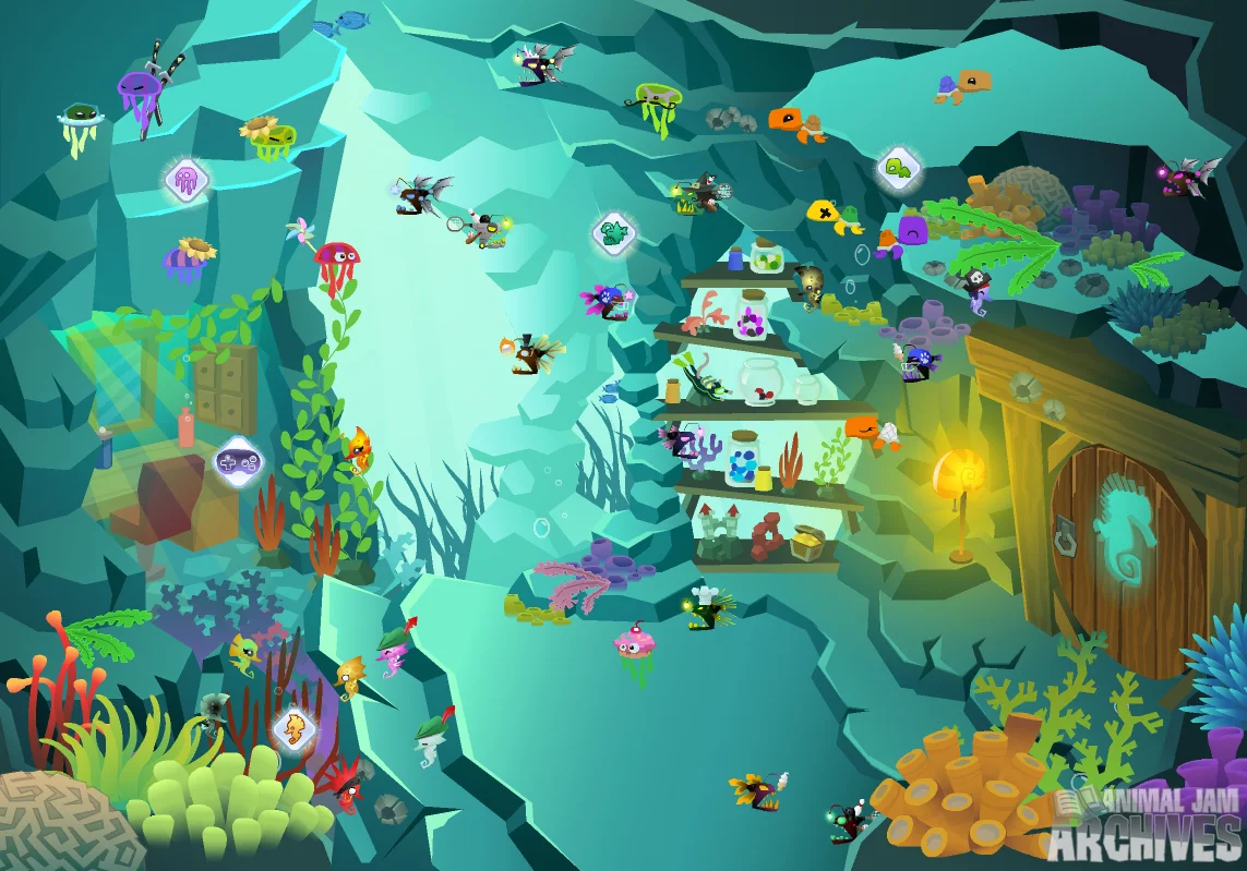Room Maps — Animal Jam Archives