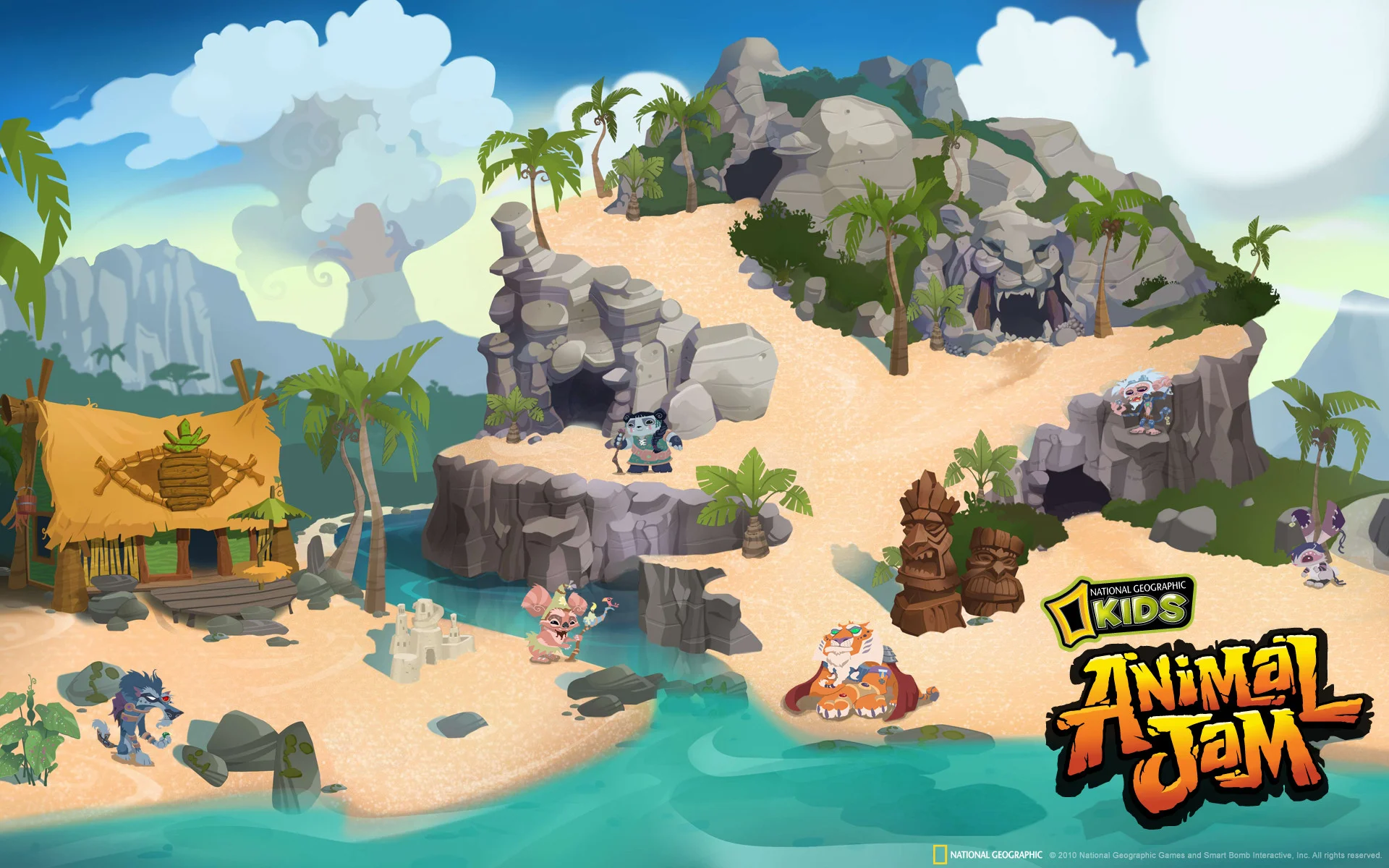 Animal Jam Dens Background