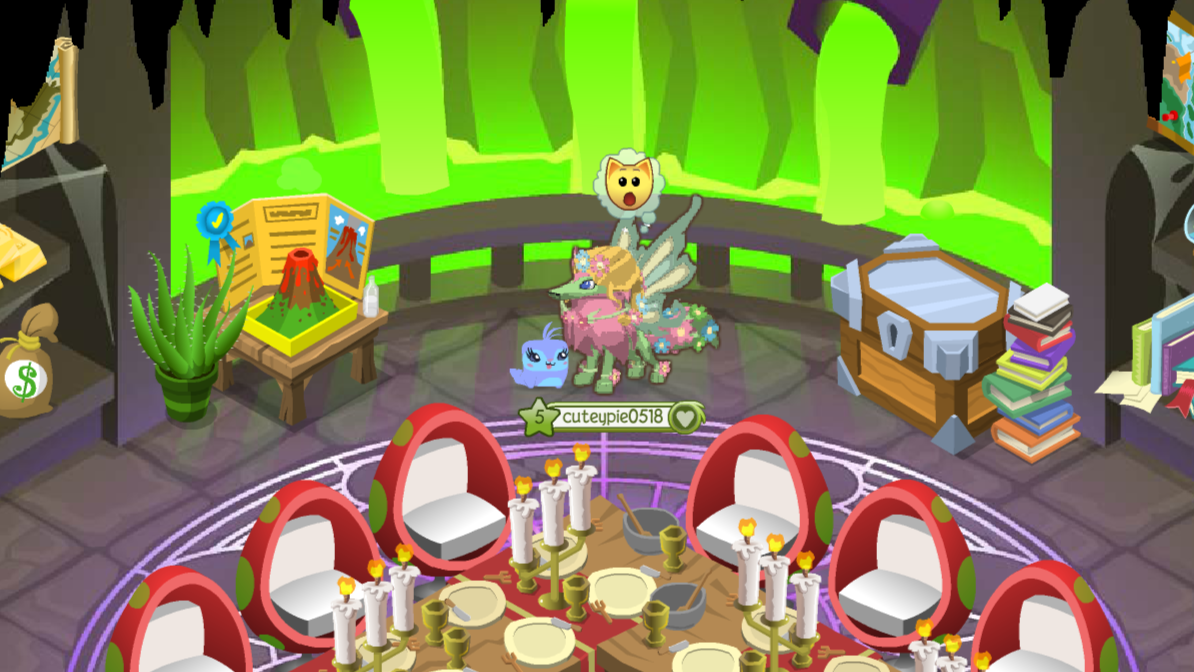AJHQ Greely's Haunted Hideout Den SECRET ITEM! — Animal Jam Archives