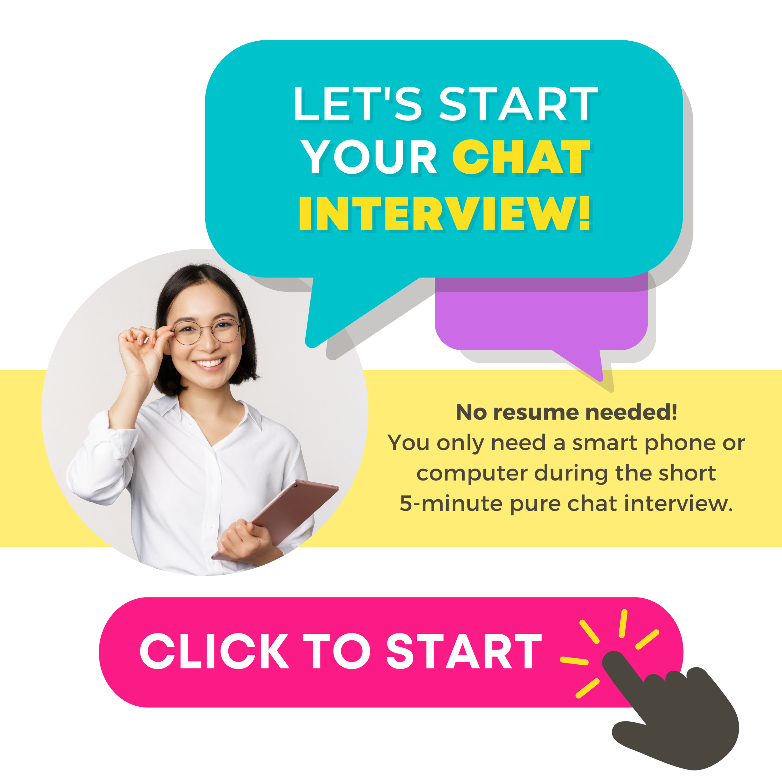 START OR SCHEDULE YOUR CHAT INTERVIEW — BPO Call Center and Tech Jobs ...