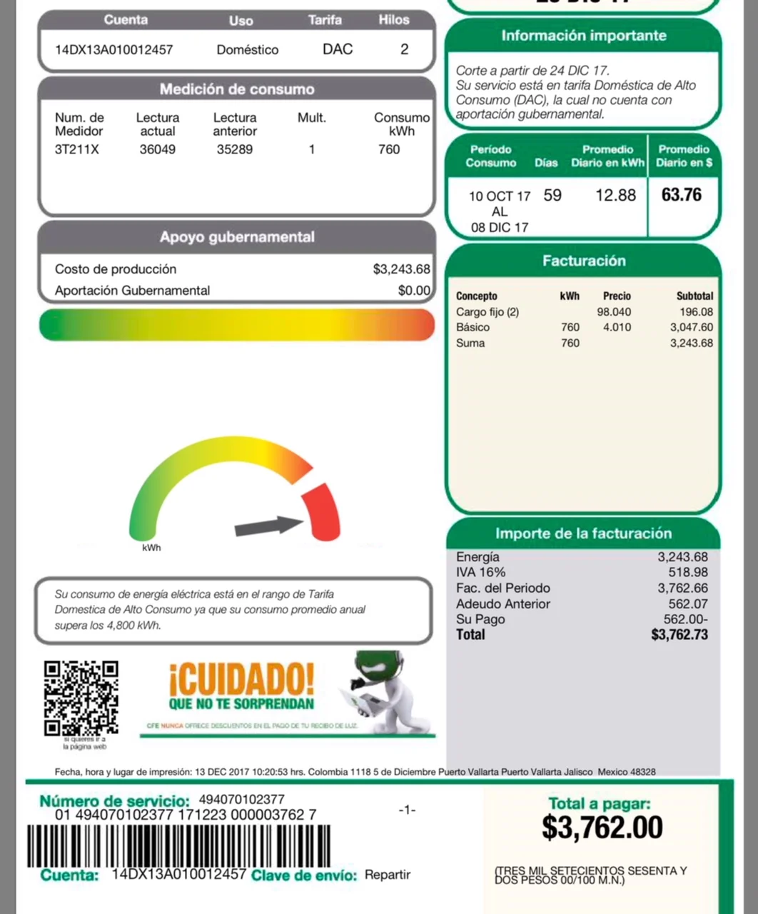 Understand your Electric Bill in Mexico (+how to lower it!) — My ...