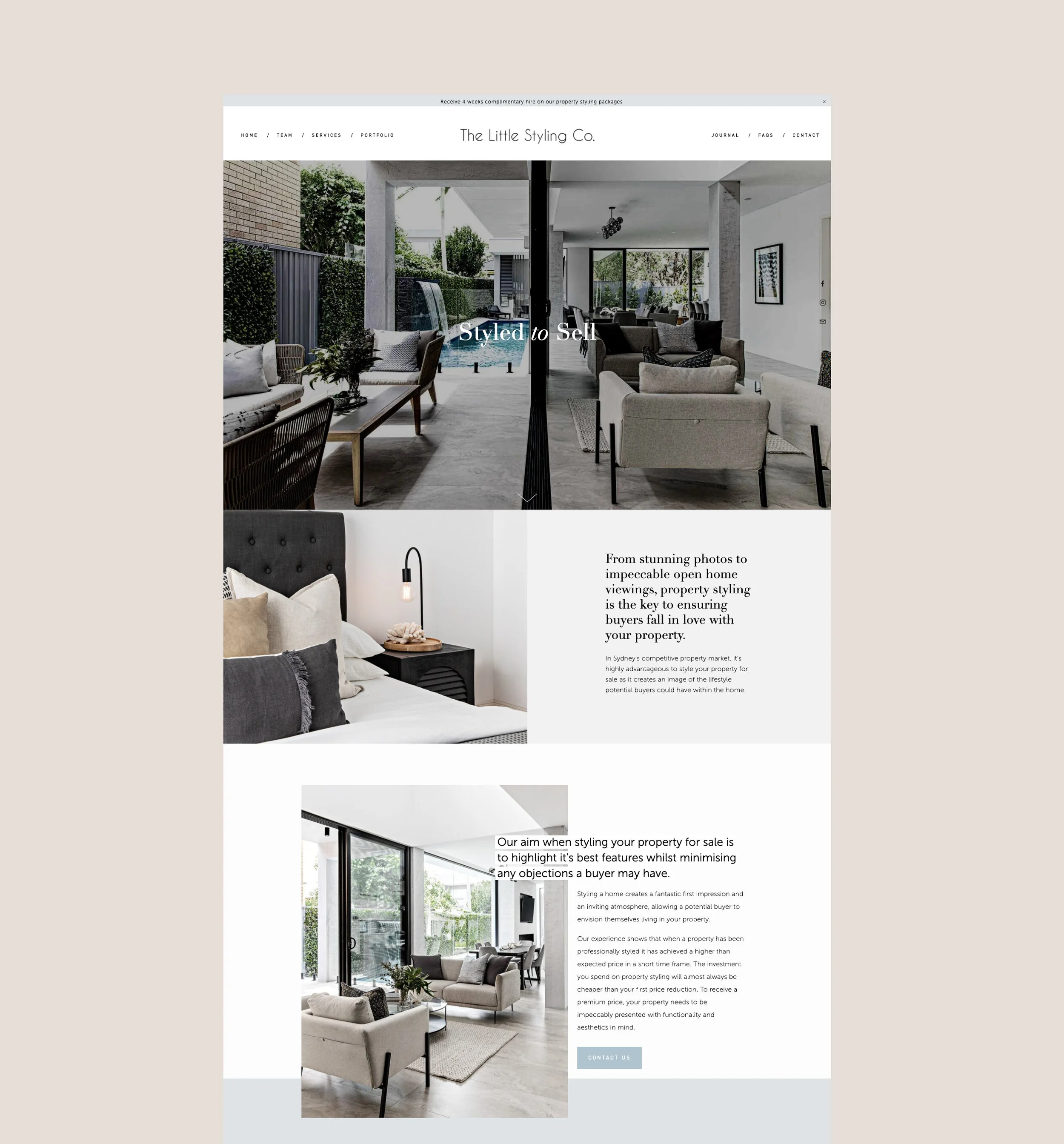 The Little Styling Co. | January Made Design | Websites & Branding