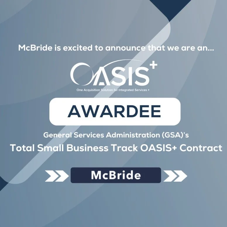 McBride Announces Recent Win With OASIS+ — McBride