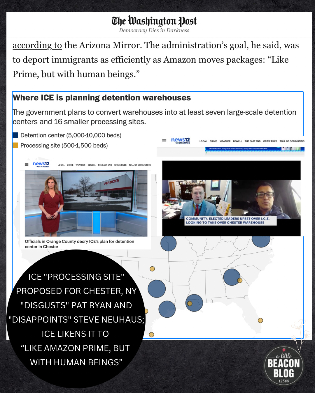 ICE "Processing Site" Proposed For Chester, NY "Disgusts" Pat Ryan and ...