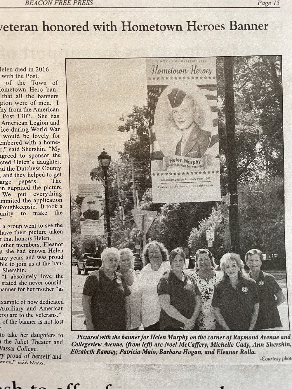 "Hometown Heroes" Banner Campaign Honors A Woman For First Time In ...
