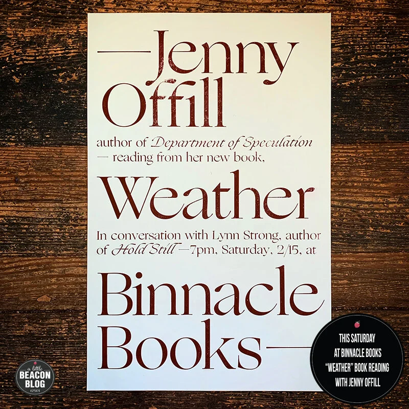 New Book "Weather" by Jenny Offill Available Now - Author Conversation ...