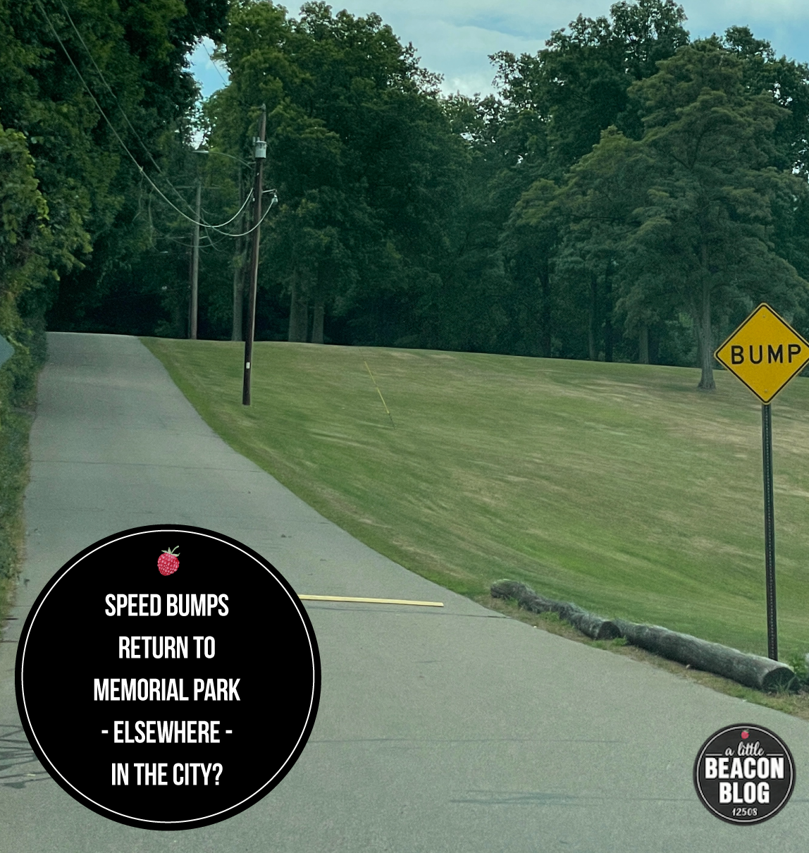 Tiny Speed Bumps Return To Memorial Park - Will Other Parts Of The City ...