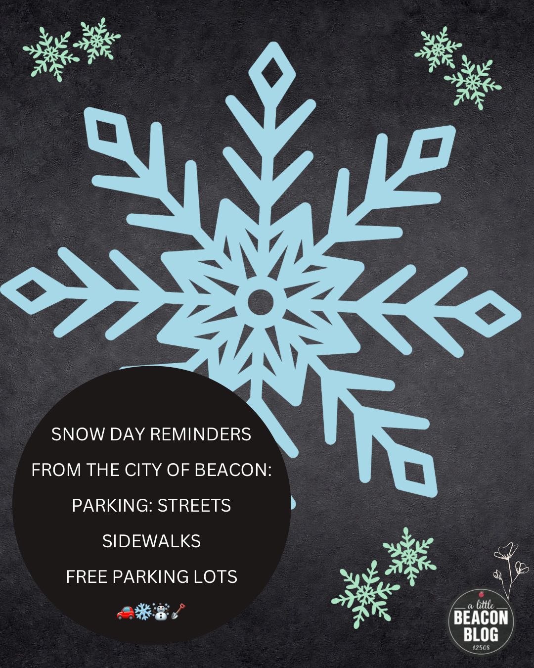 Snow Day Parking Reminders From The City Of Beacon: Streets, Sidewalks ...