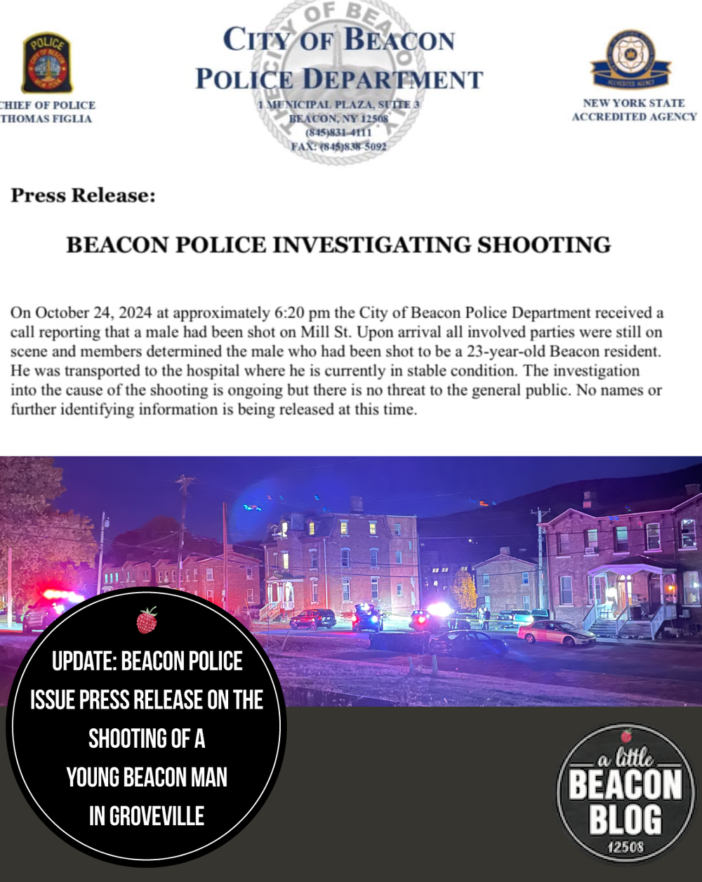 UPDATE: Beacon Police Issue Press Release On The Shooting Of A Young ...