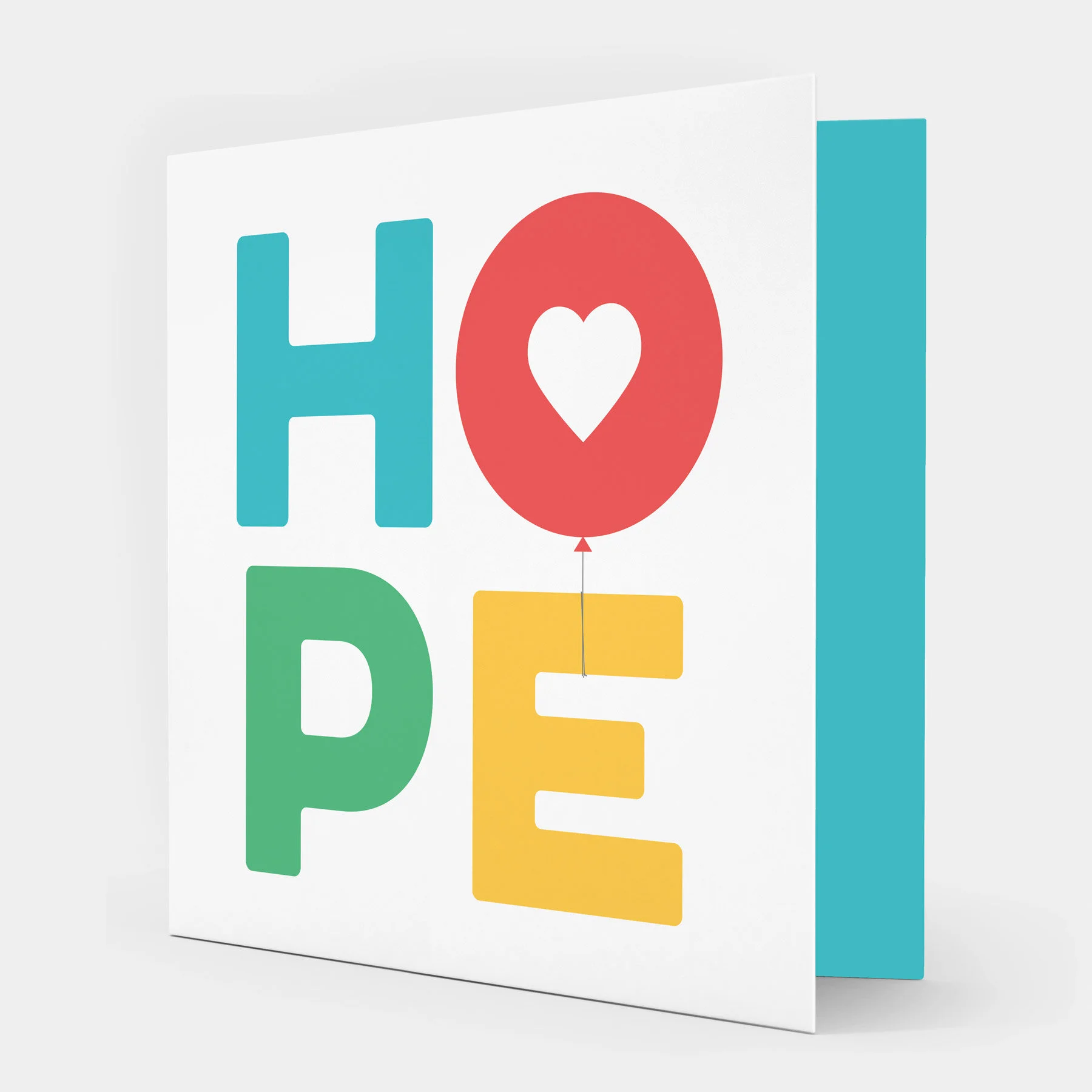 Hope Balloons Greetings Card - Multicoloured — Showler and Showler
