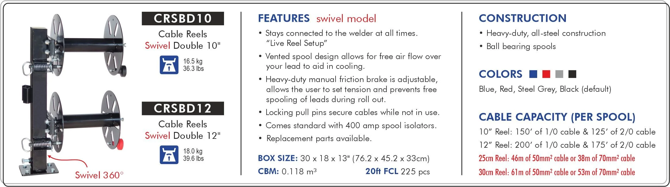 Cable Reels — Welspring Universal