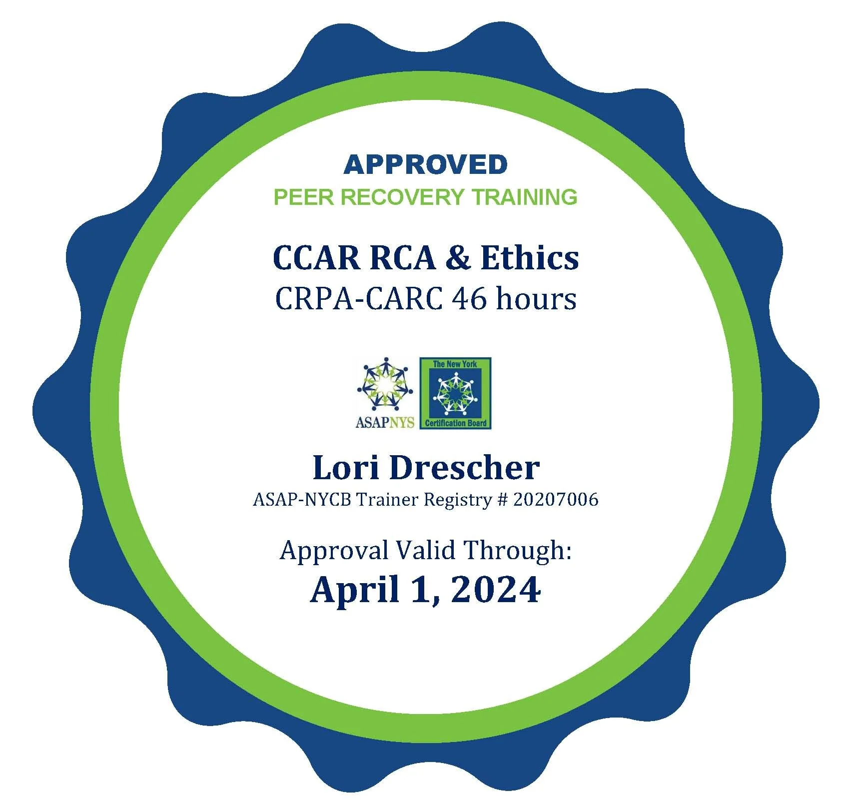 CRPA Certification in New York | Recovery Coach University — Recovery ...
