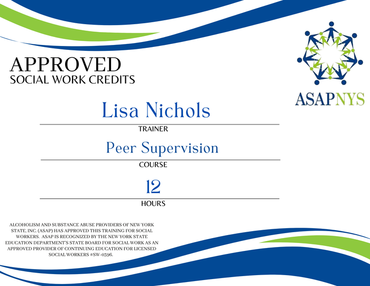 20 Hr. Peer Supervision Professional Certification Training (20 Hours ...