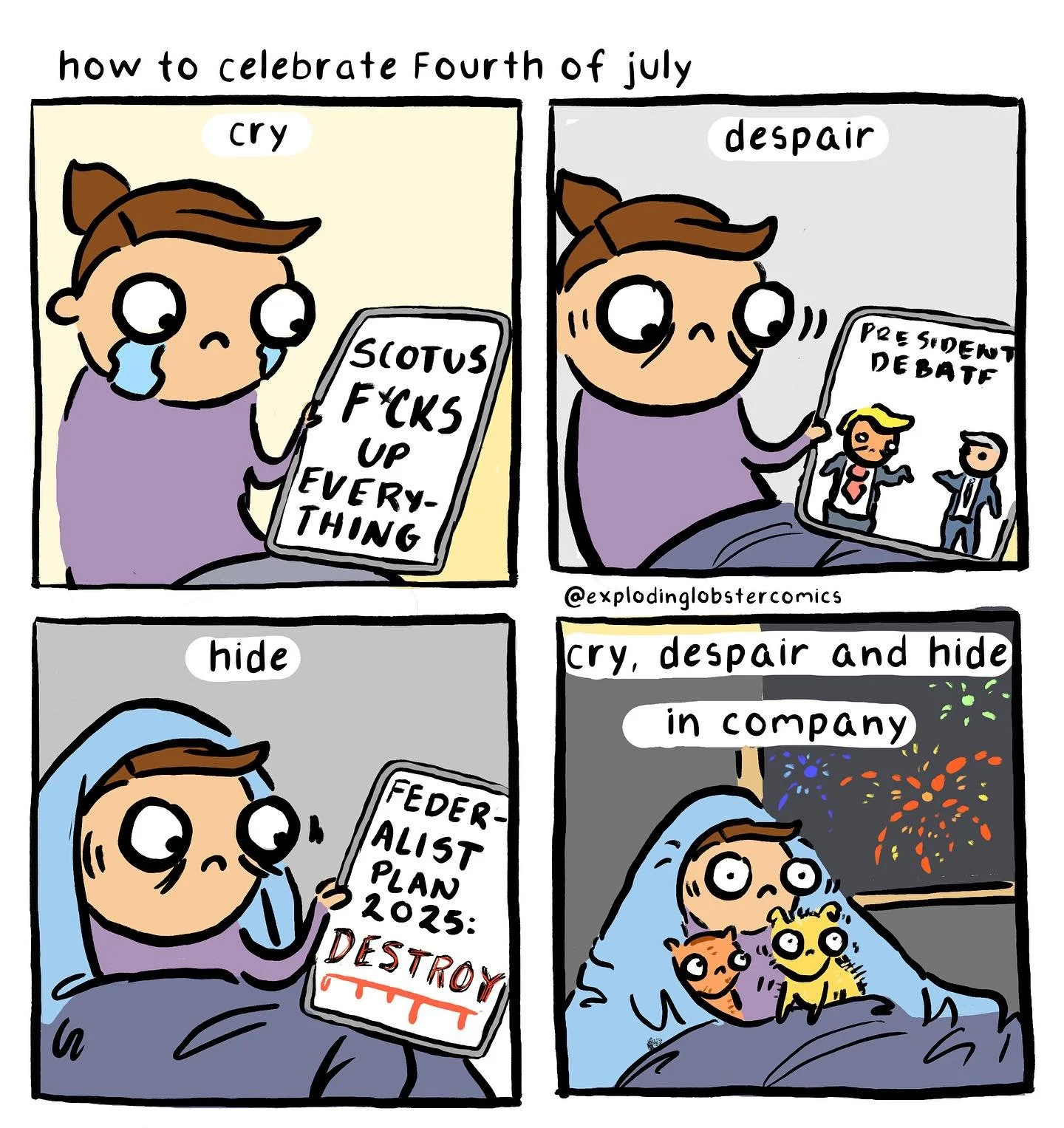 Exploding Lobster Comics