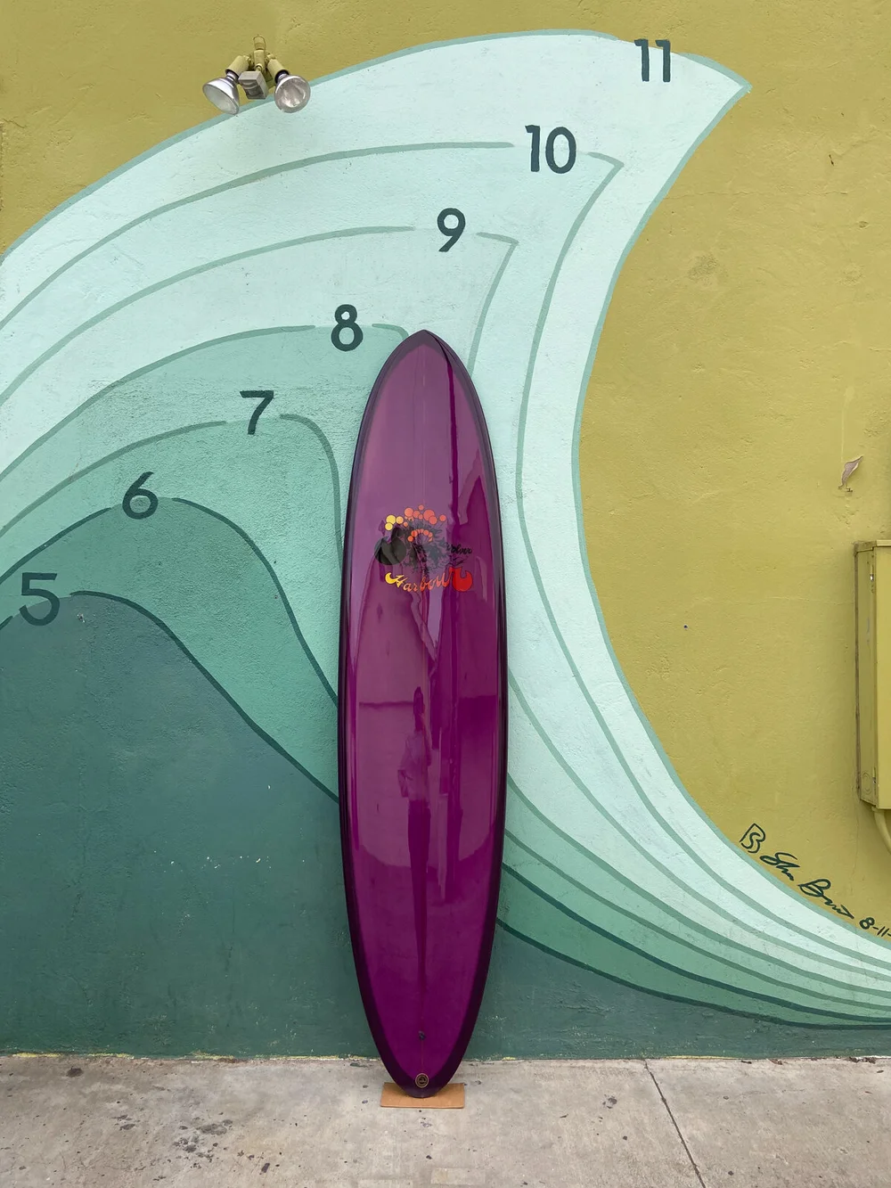 Purple Surfboard