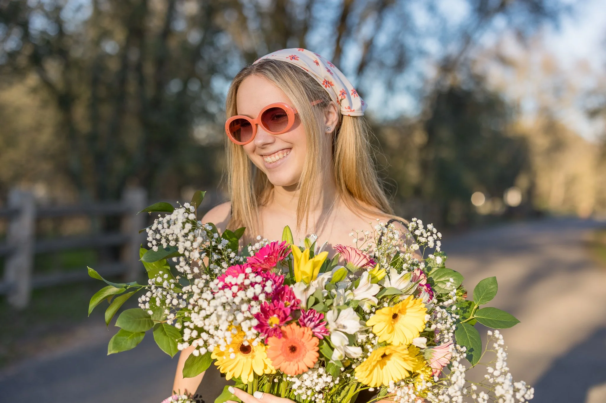 FLOWER TOP PHOTOSHOOT TREND WITH ONE OF OUR HIGH SCHOOL SENIOR MODELS ...