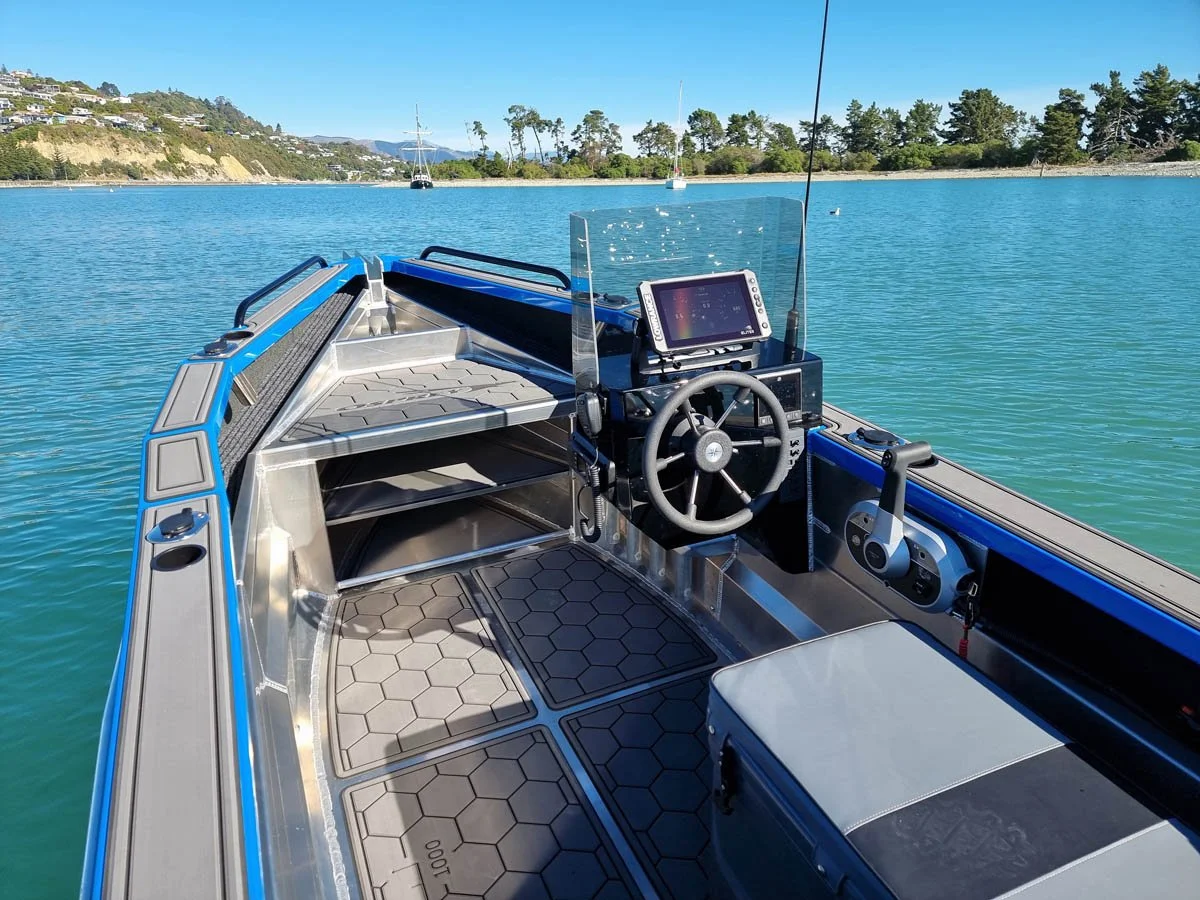 Console Pontoon Boats - Alloy Boats — Osprey NZ