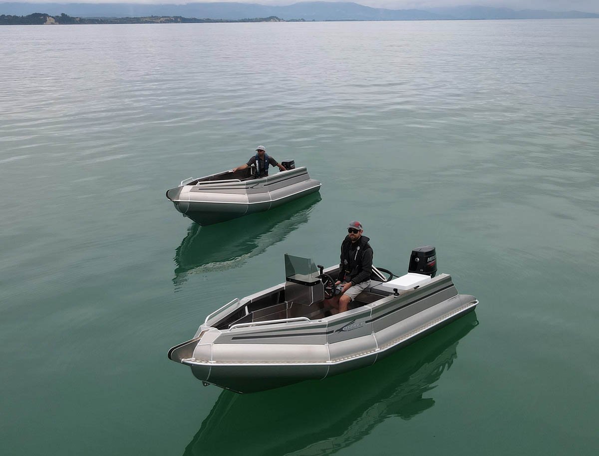 Console Pontoon Boats - Alloy Boats — Osprey NZ