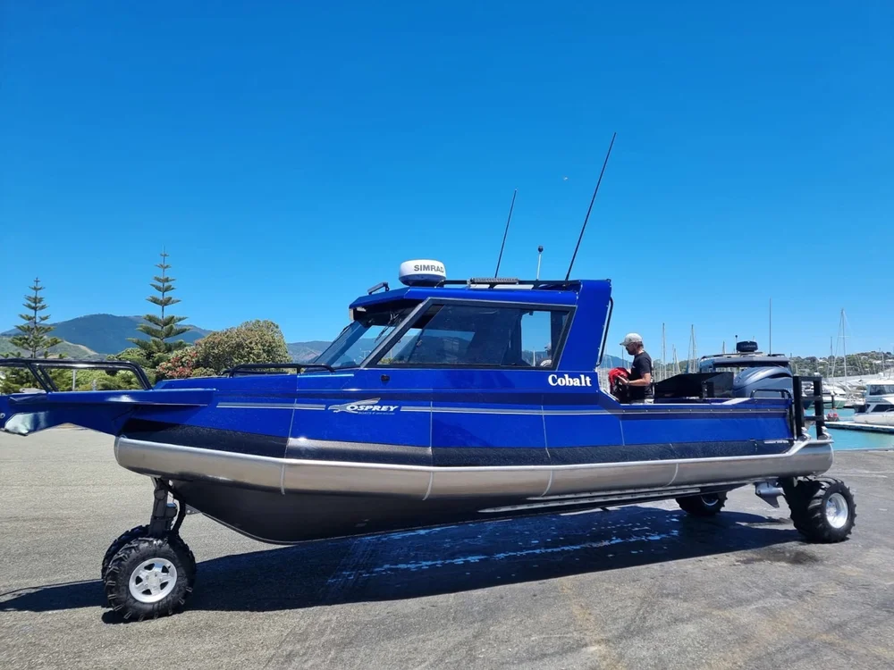 Amphibious Aluminium Boats - Hardtops — Osprey NZ