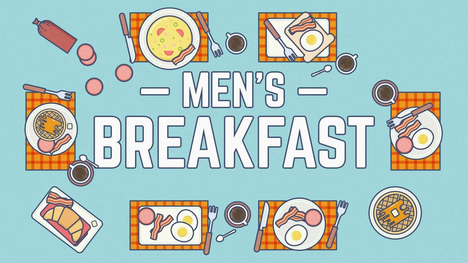 Church Family Breakfast Clipart