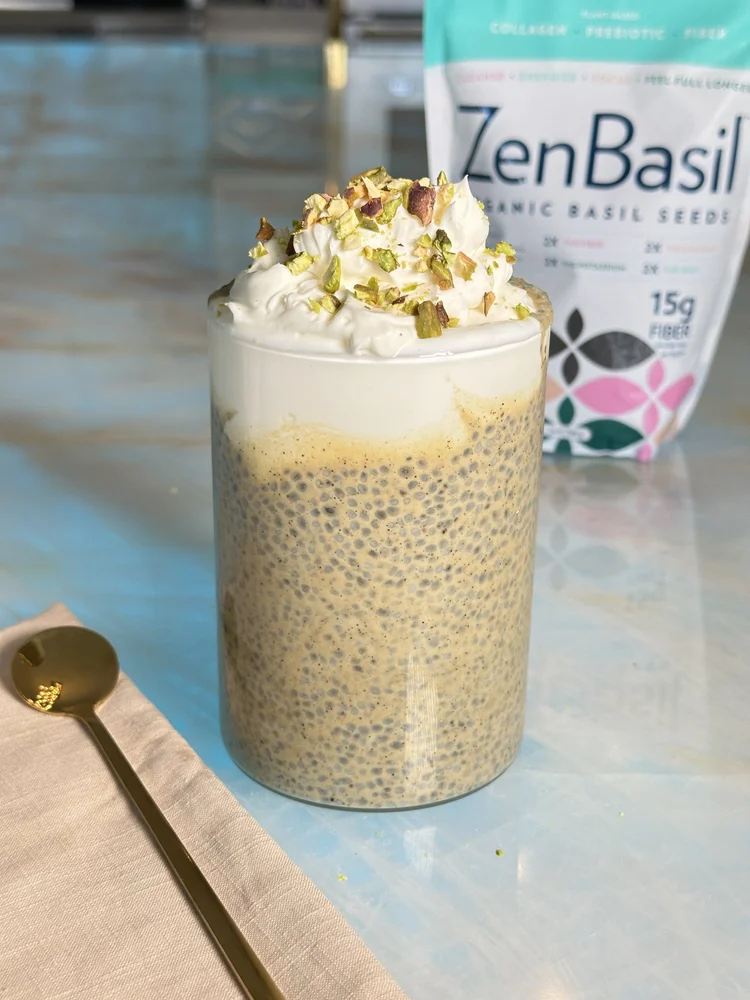 Pudding — Recipes — Zen Basil | Organic Basil Seeds | High Fiber Superfoods