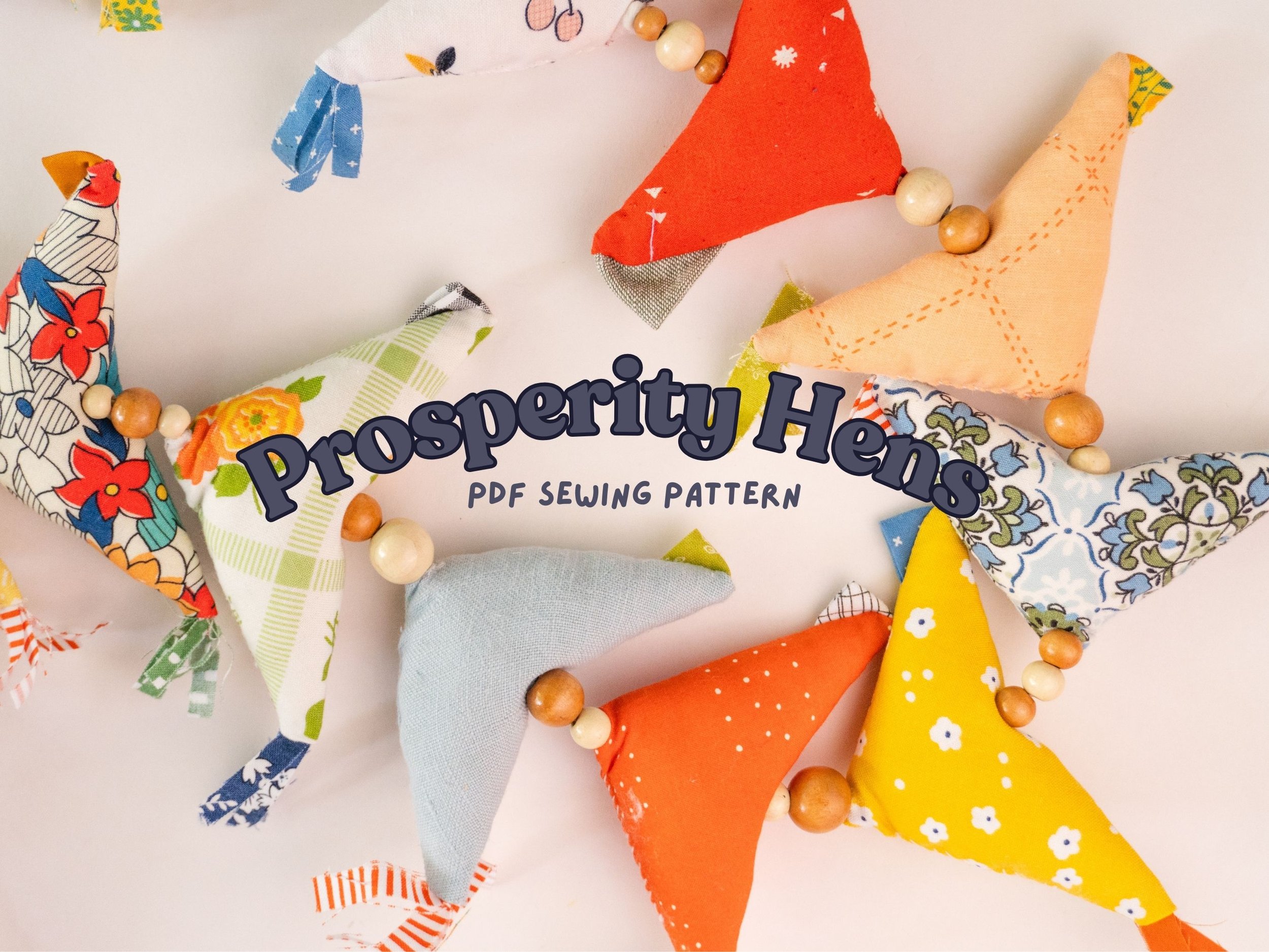 Prosperity Hens || PDF Sewing Pattern — Pin Cut Sew Studio