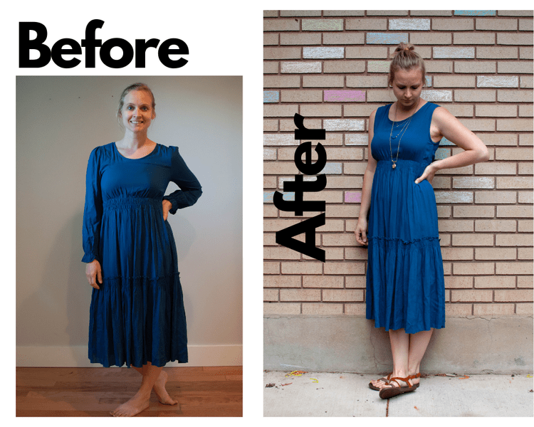 How to make a dress sleeveless — Pin Cut Sew Studio