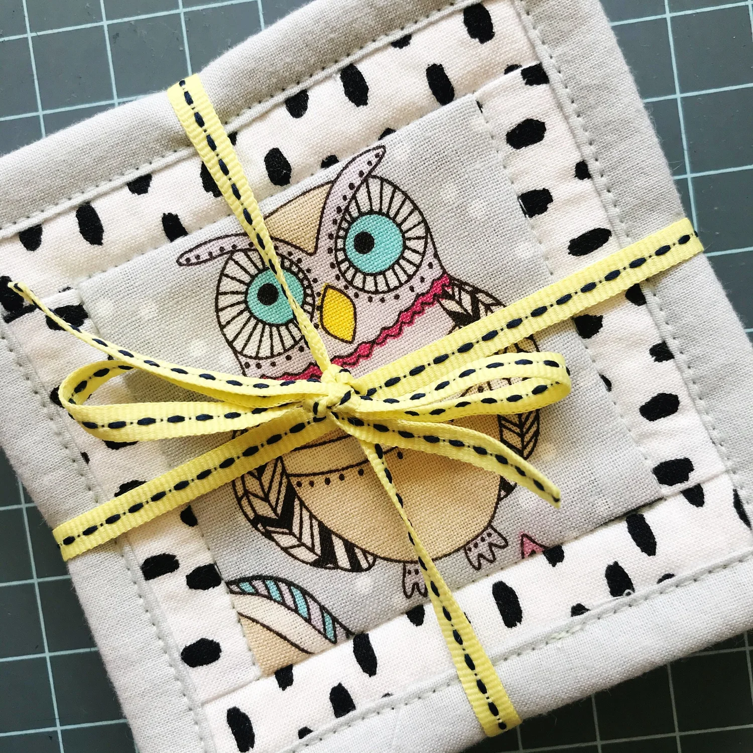 Quilted Fabric Coasters Sewing Tutorial for Beginners — Pin Cut Sew Studio
