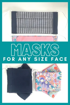Masks for Men and Children: How to alter the mask pattern for any size ...