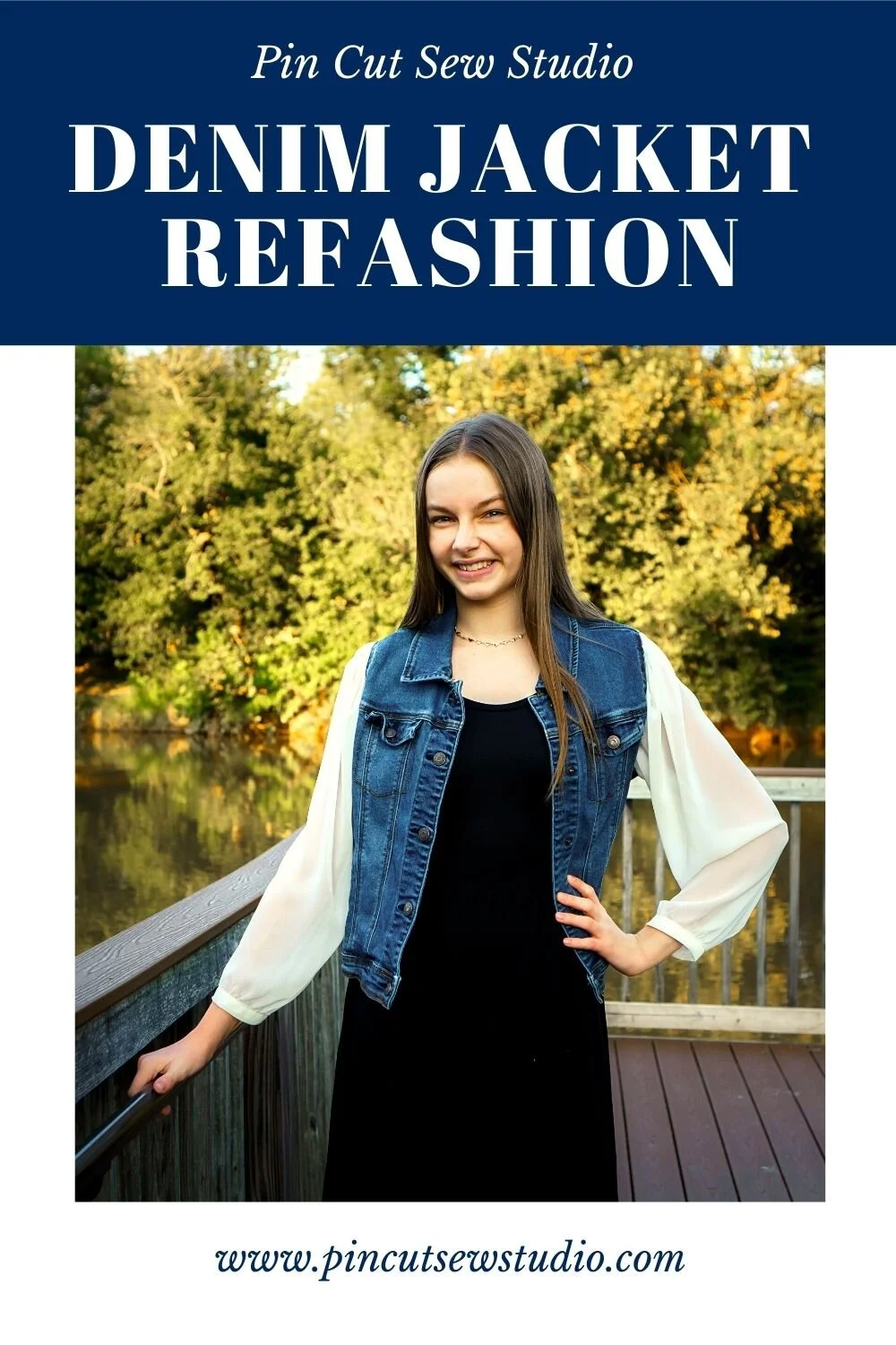 Denim Jacket Refashion — Pin Cut Sew Studio