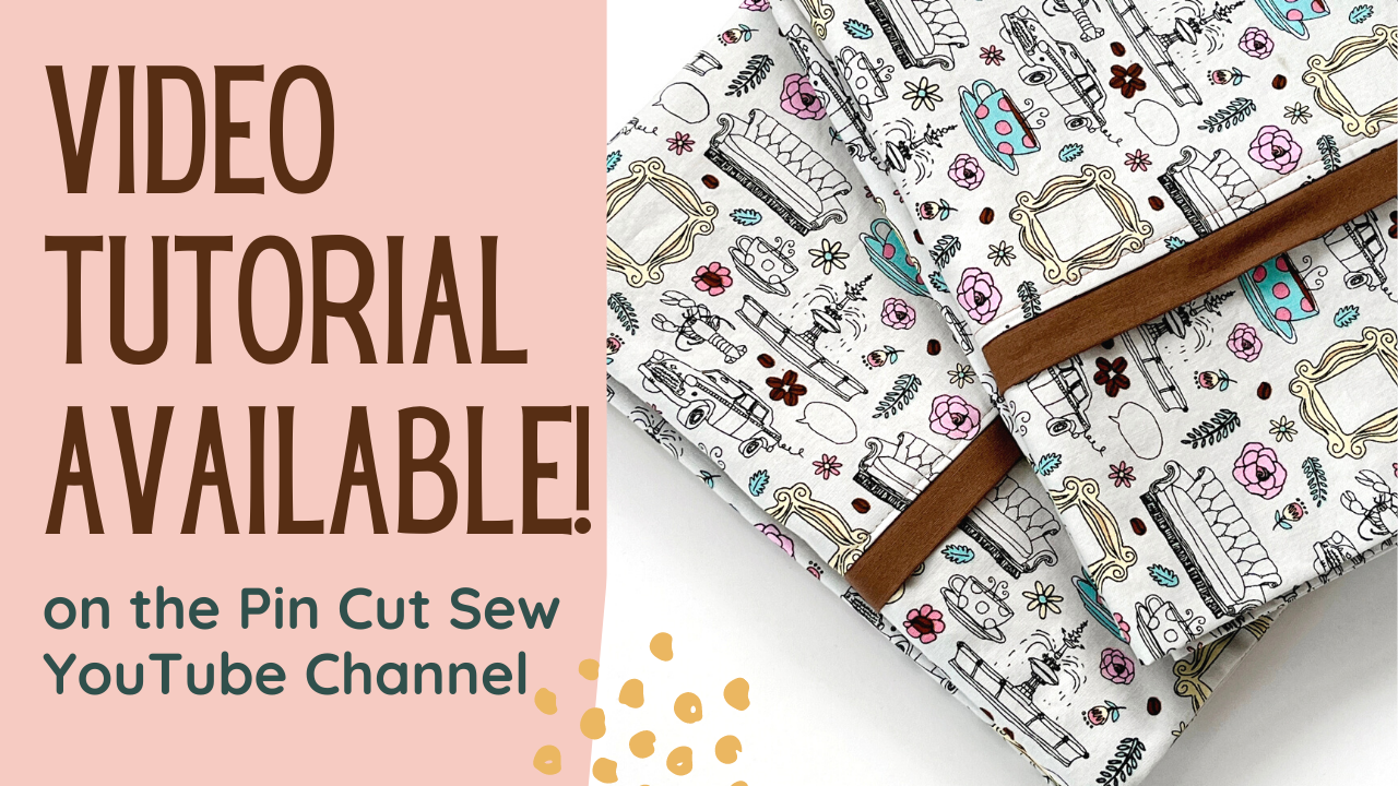 Insulated Can Cozy || PDF Sewing Pattern — Pin Cut Sew Studio