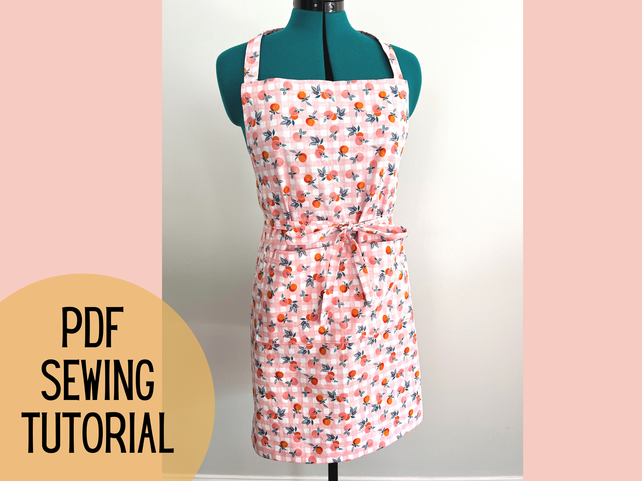 Everyday Apron || PDF Sewing Tutorial — Pin Cut Sew Studio