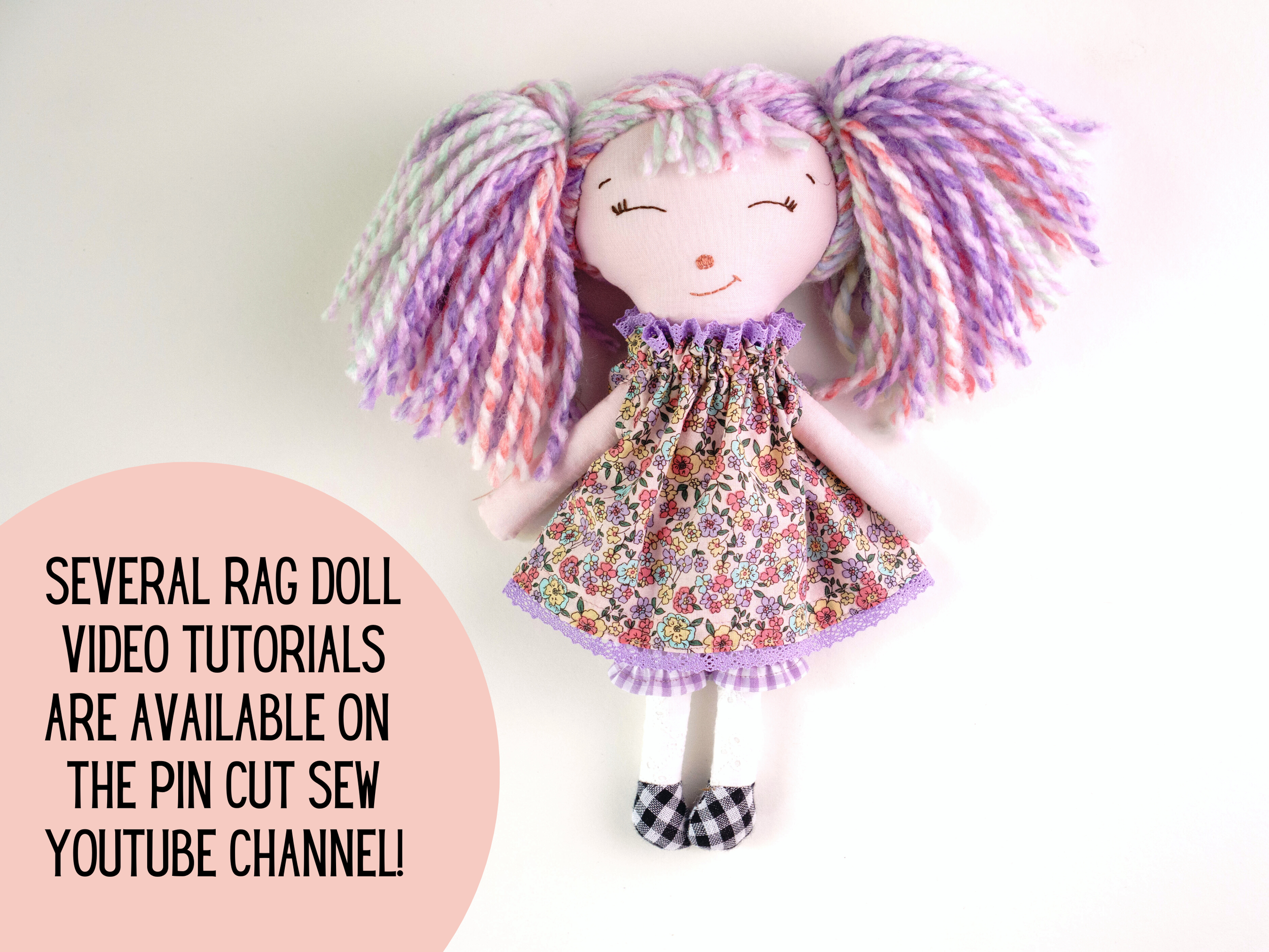 Ruby Rag Doll PDF Sewing Pattern with Clothes — Pin Cut Sew Studio