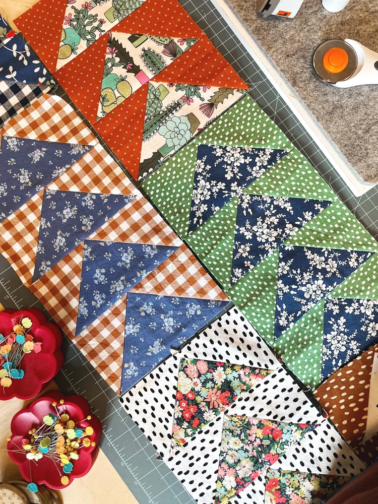 Four-At-A-Time Flying Geese Quilt Block Tutorial — Pin Cut Sew Studio