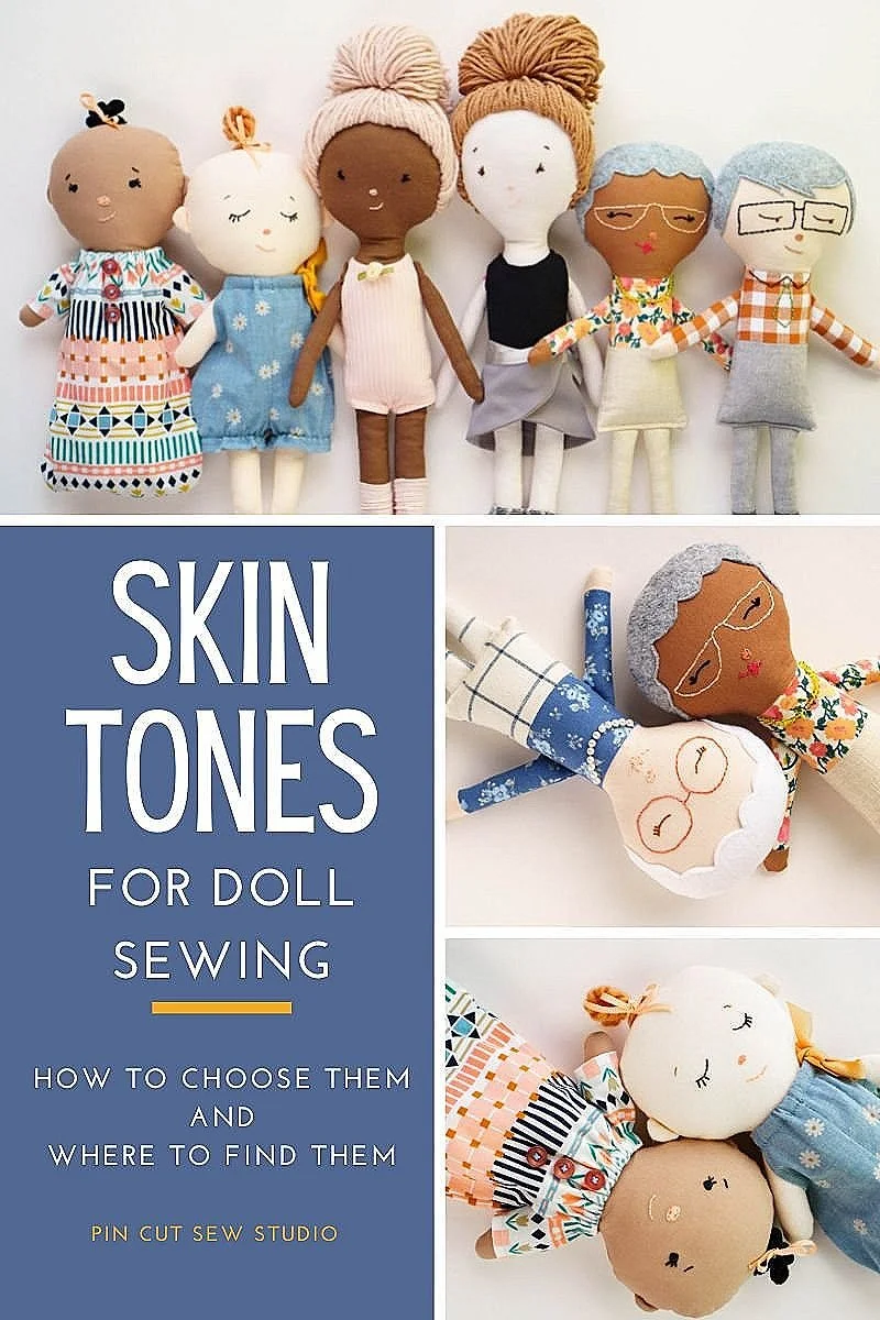 Where to Find Skin Tone Fabrics for Doll Making — Pin Cut Sew Studio