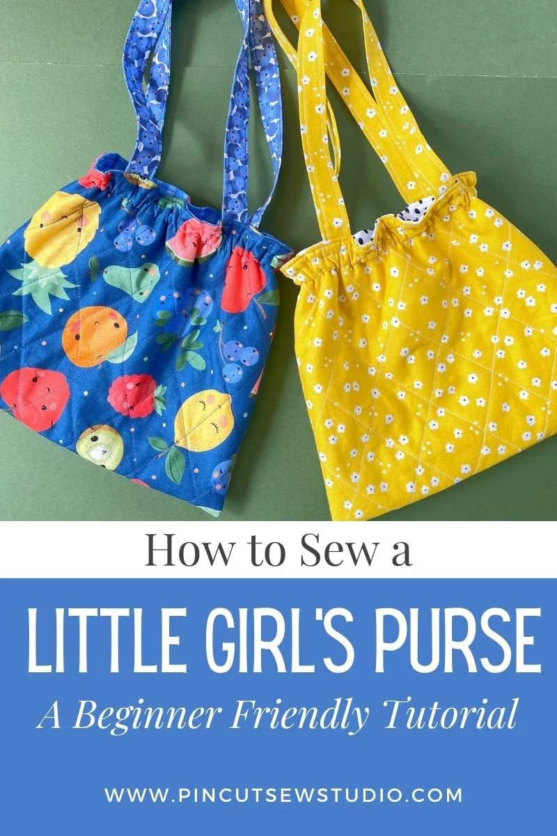 Little Girl's Quilted Purse Tutorial (Beginner Friendly!) — Pin Cut Sew ...