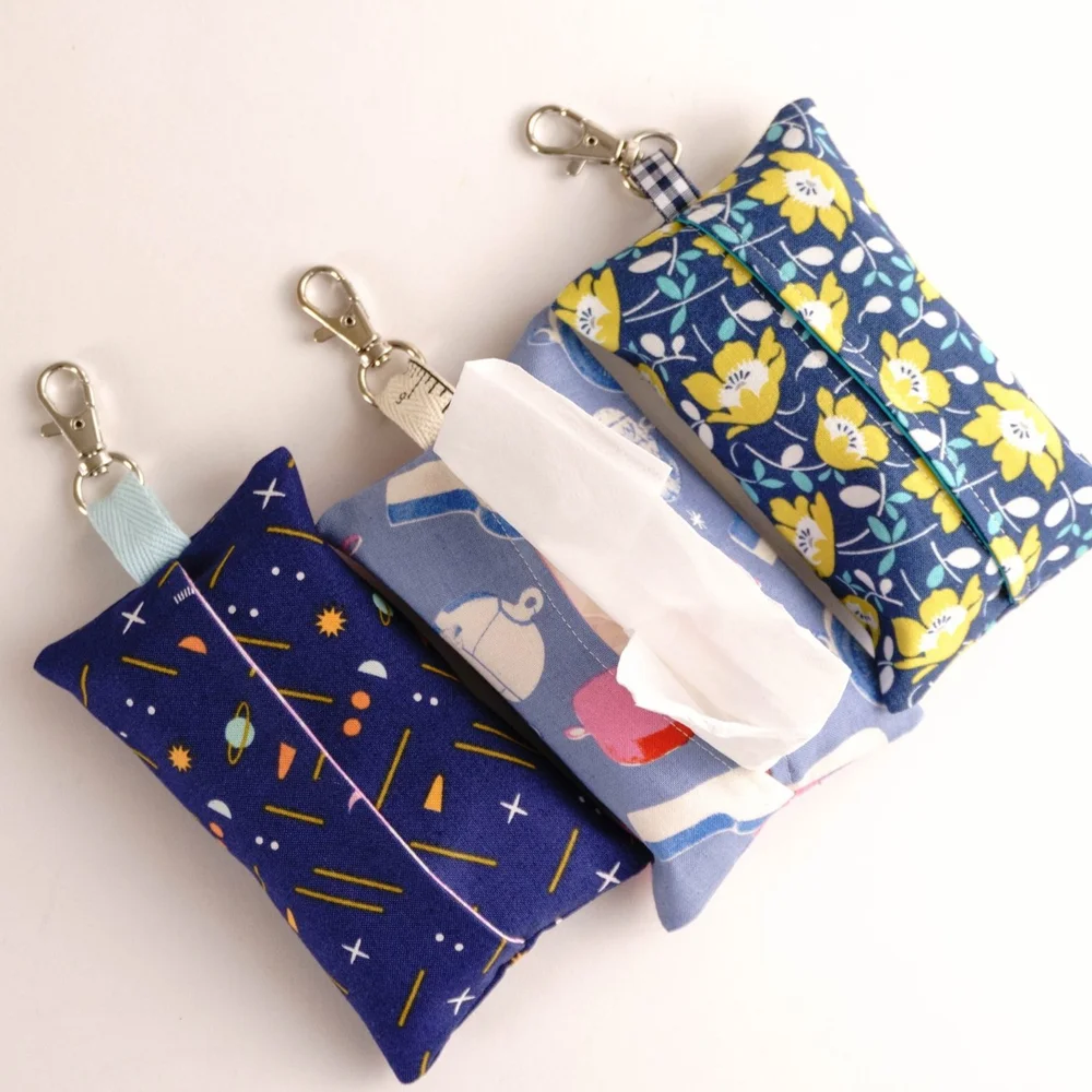 Sew Some Easy Travel Tissue Pouches — Pin Cut Sew Studio