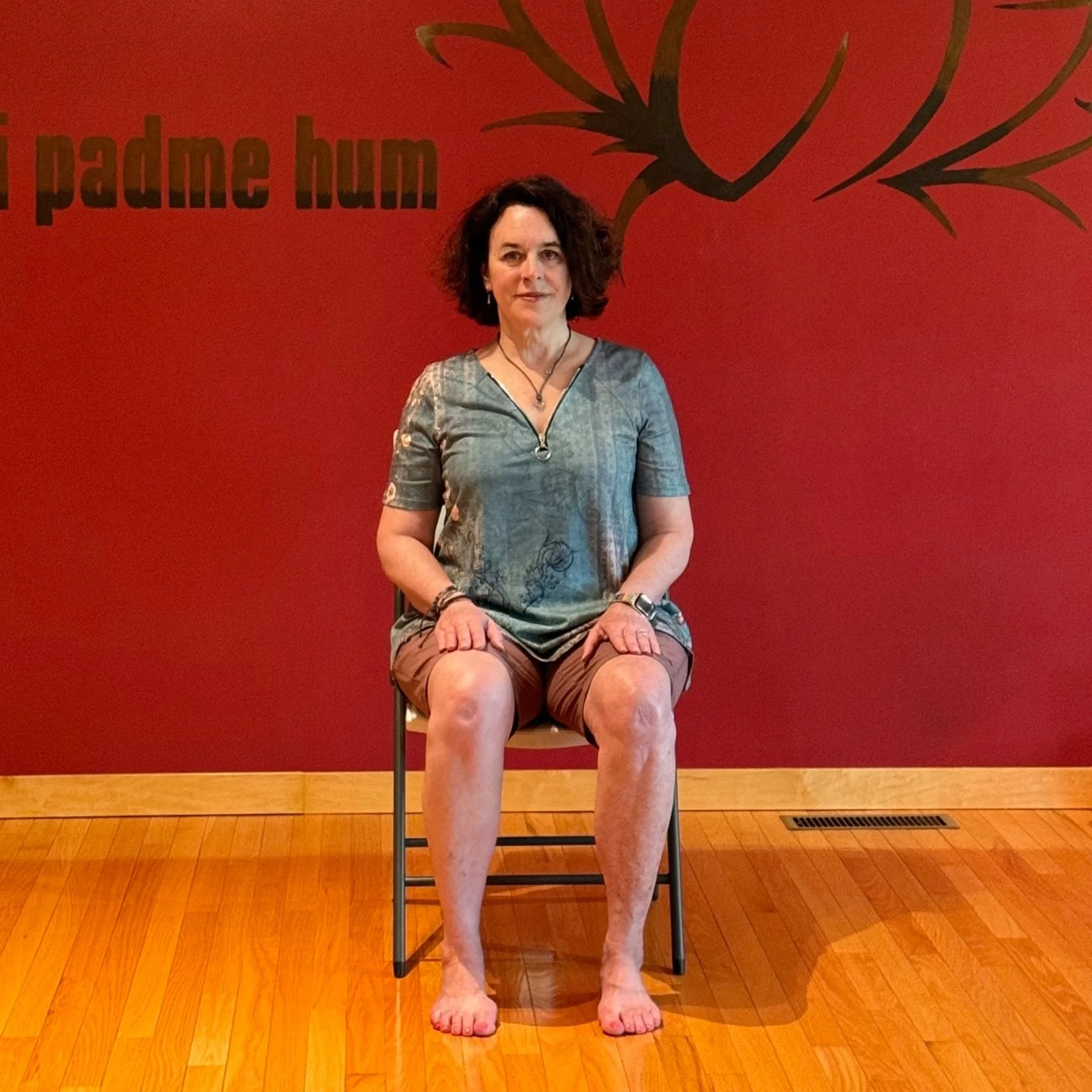 Chair Yoga: Grounding Yourself in Eagle Pose (Garudasana) — Green Lotus ...